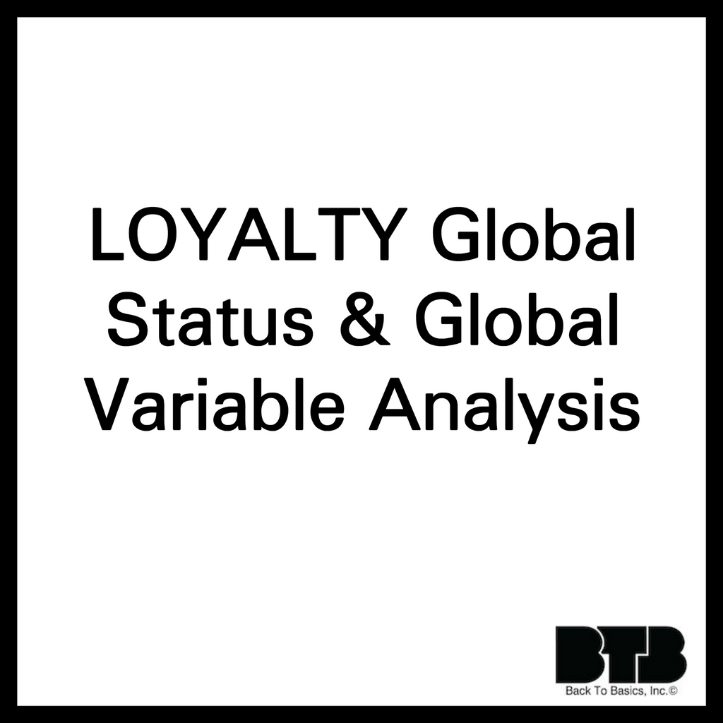 MySQL LOYALTY Global Status & Global Variable Analysis each quarter ...